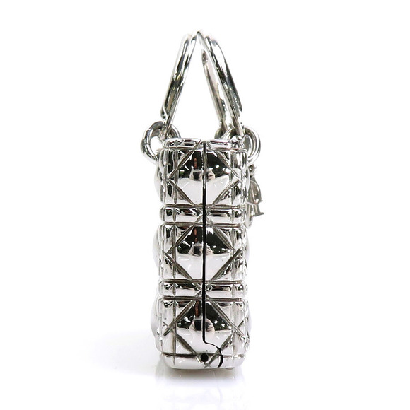 Dior | Bags | Dior Case Lady Silver Pill Christian Metal Cannage | Poshmark